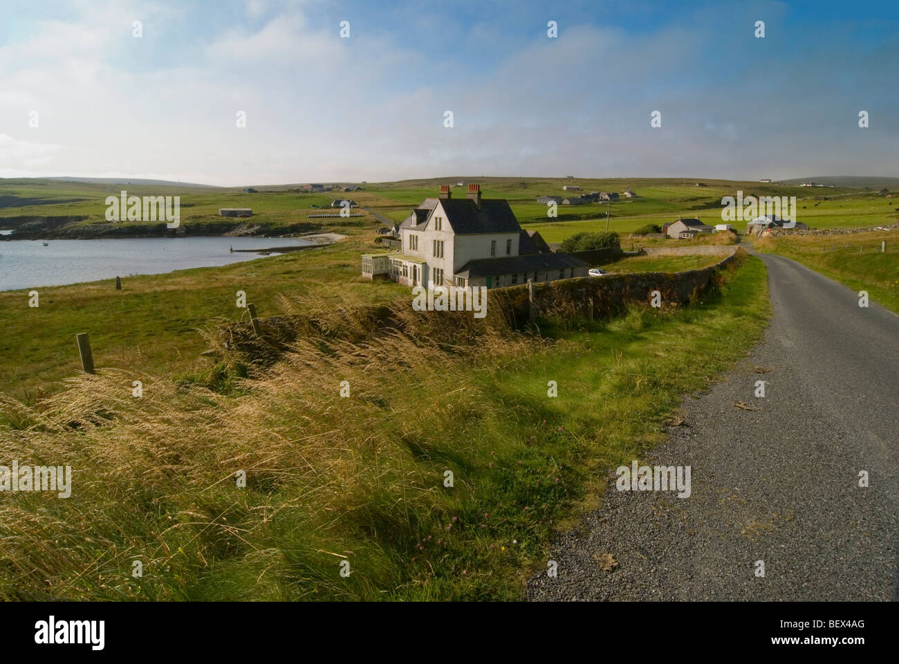 Leagarth House on the Shetland Island of Fetlar home of Sir William ...