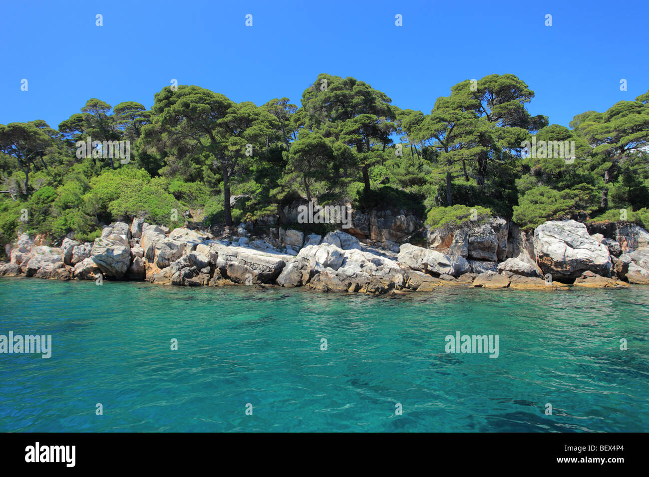 Panoramic view of the Island of Brac, Croatia Stock Photo - Alamy