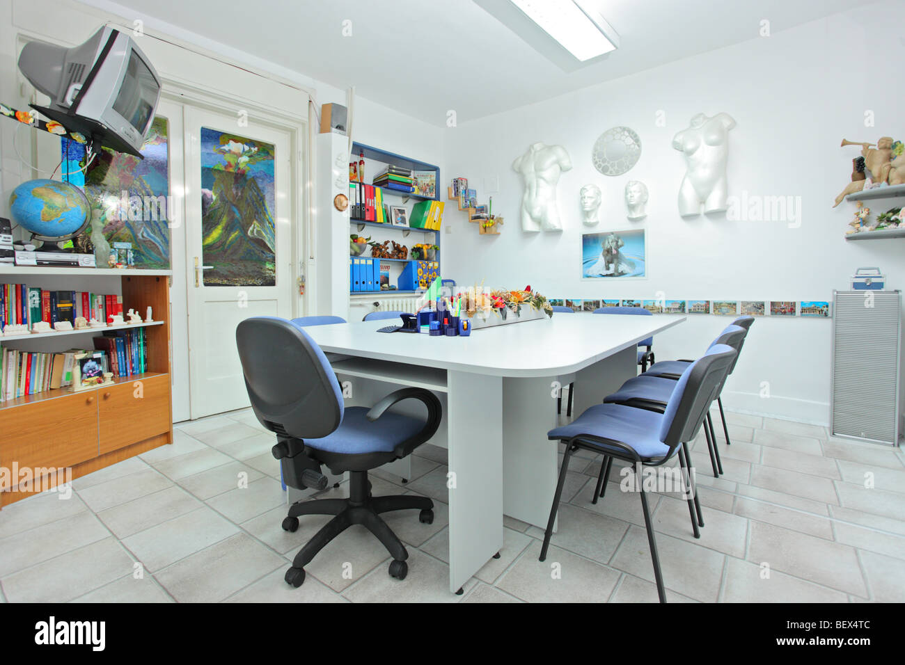 Interior of a classroom Stock Photo - Alamy