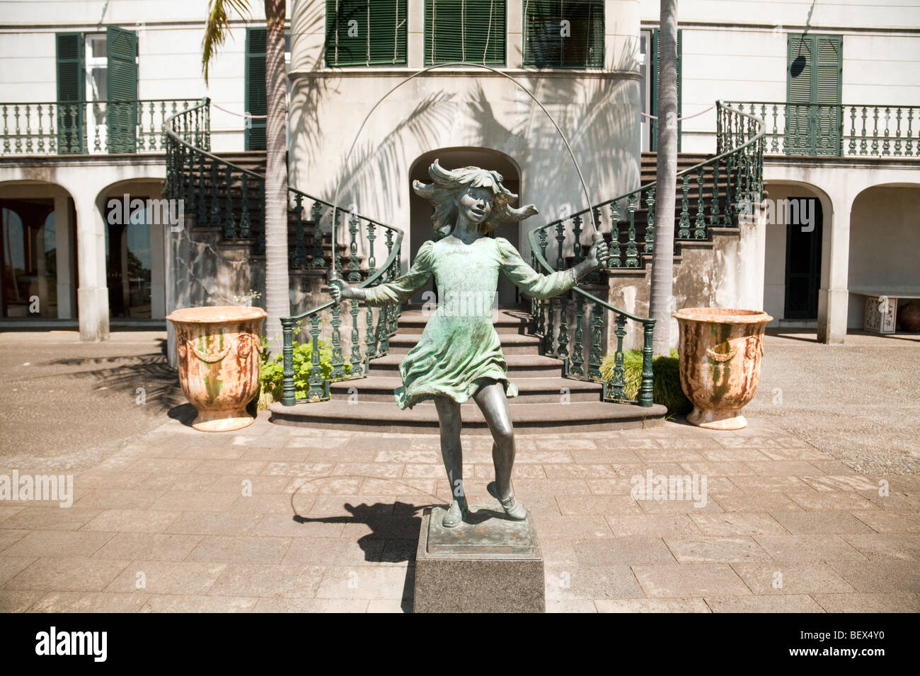 The Statue of a Skipping Girl by James Butler, in the Monte Palace ...