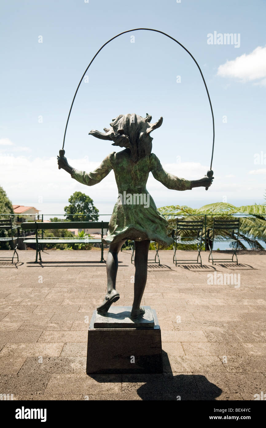 The Statue of a Skipping Girl by James Butler, in the Monte Palace ...