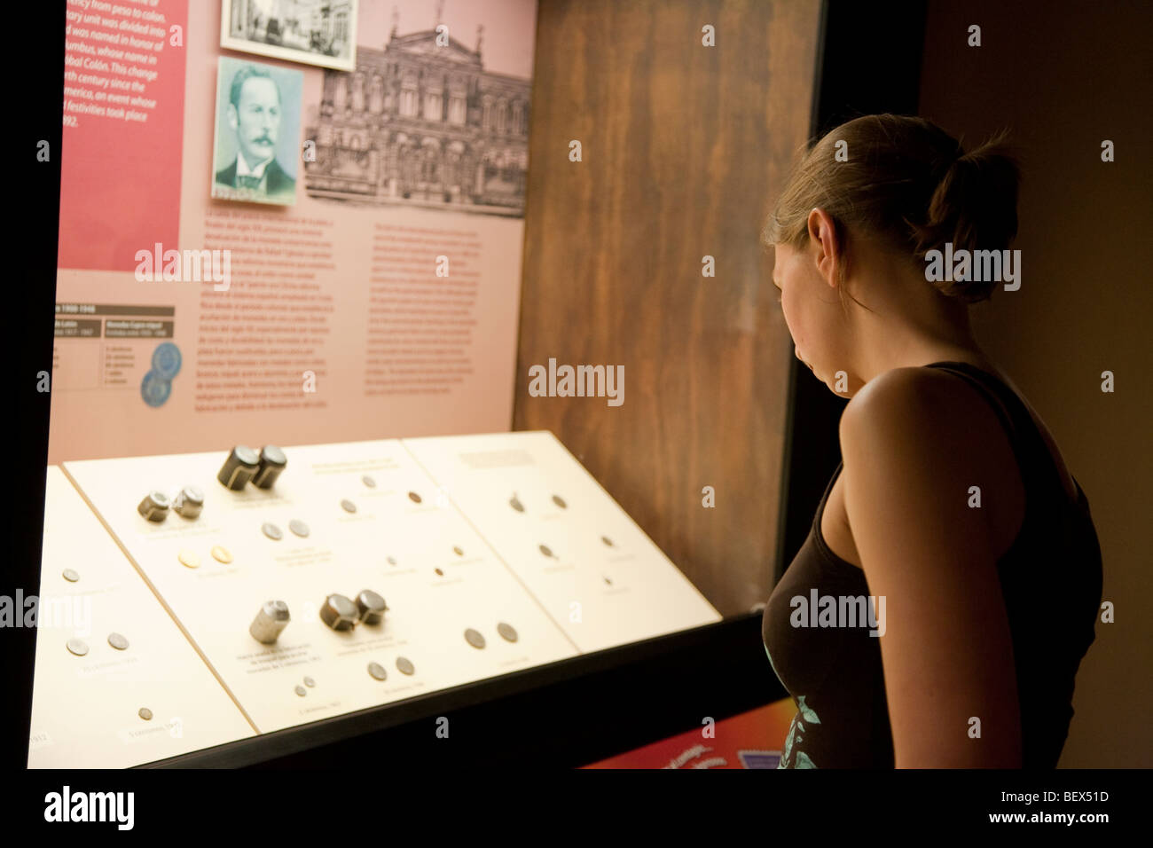 Museo Numismatico, Numismatic Museum, San Jose Costa Rica Stock Photo ...