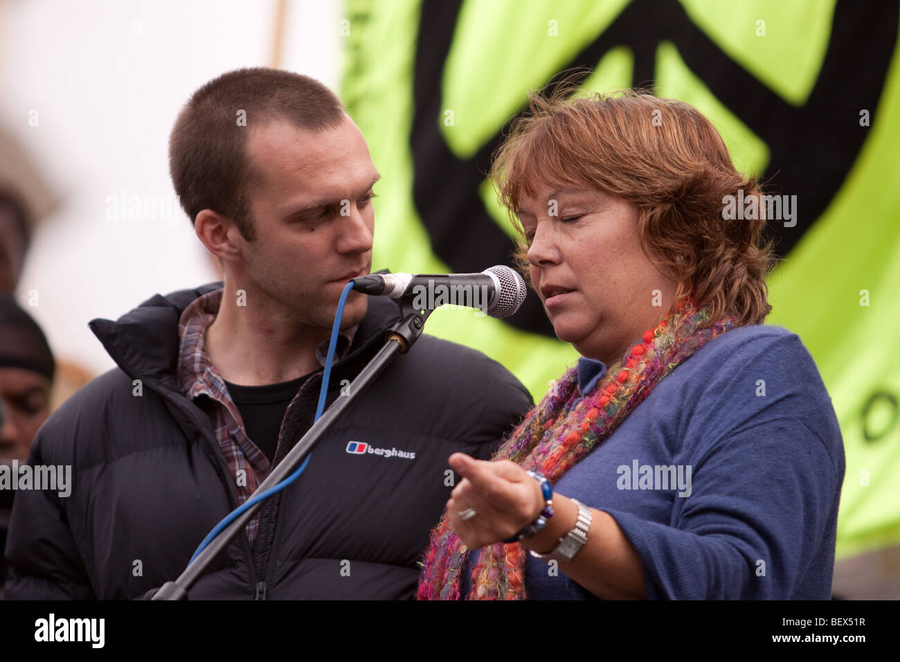 Lance Corporal Joe Glenton at anti-war demonstration Stock Photo - Alamy