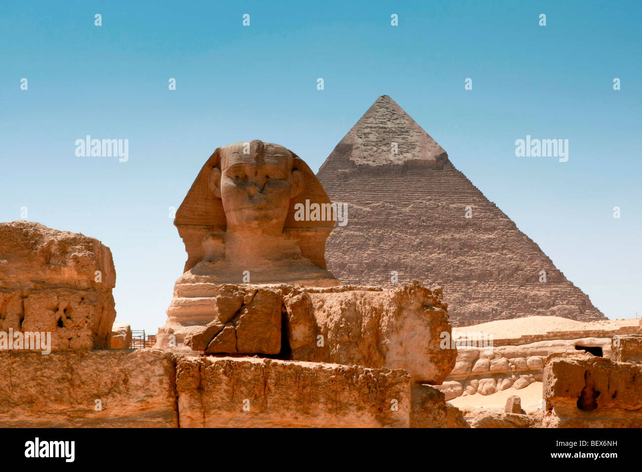 The Sphinx at Giza, near Cairo, Egypt Stock Photo - Alamy