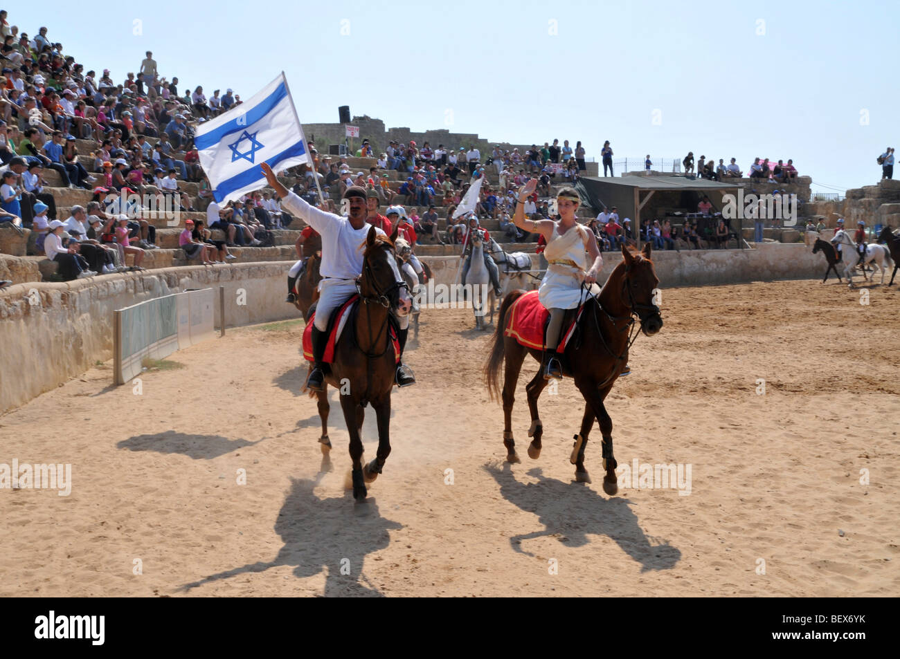 Caesarea hippodrome reconstruction hi-res stock photography and images ...
