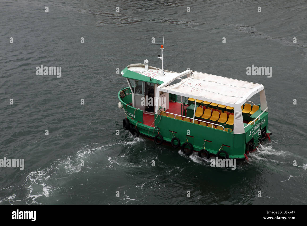 Small pedestrian ferry crossing - Concarneau - Finistere - Brittany ...
