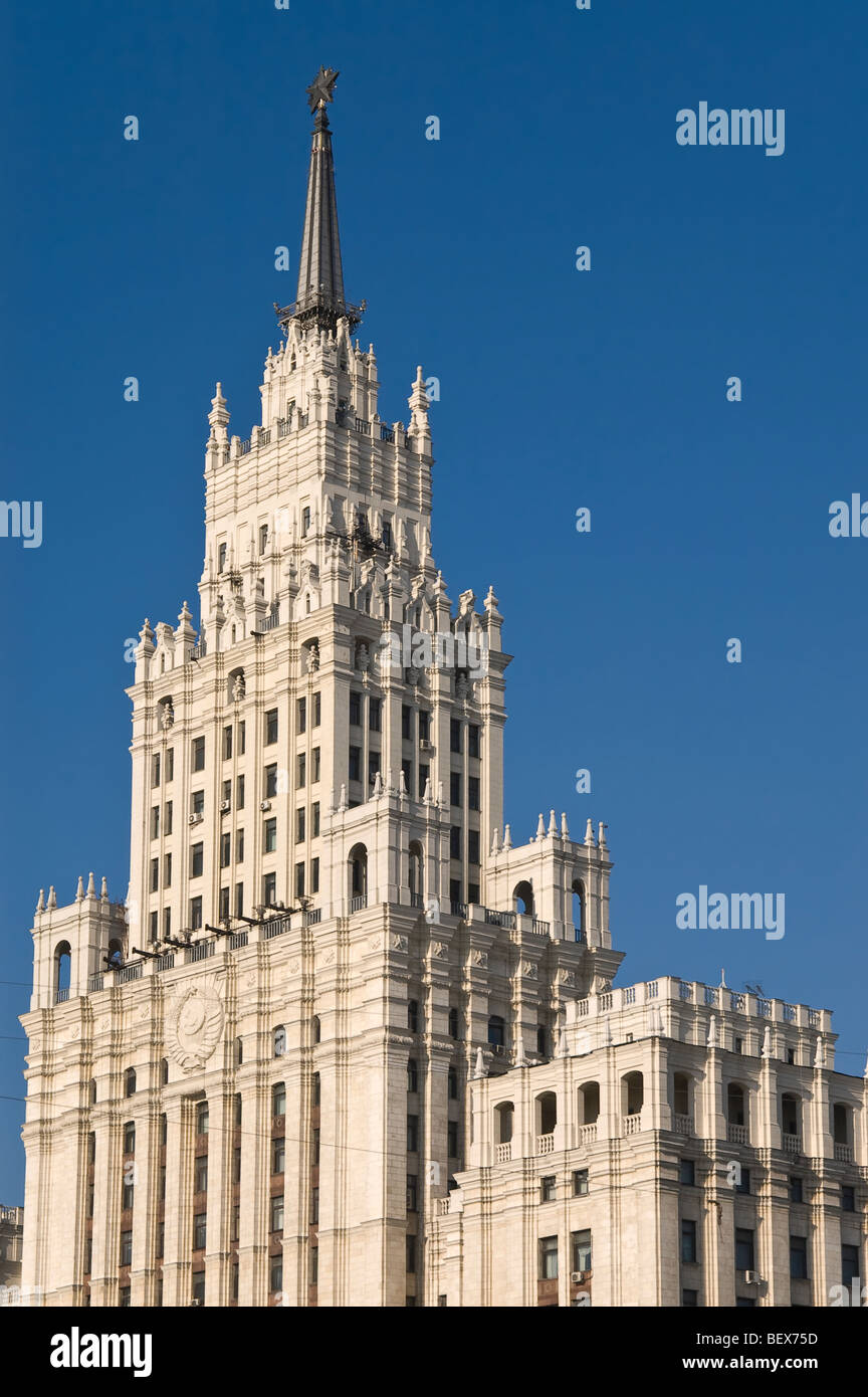 Stalin architecture building. Moscow, Russia Stock Photo - Alamy