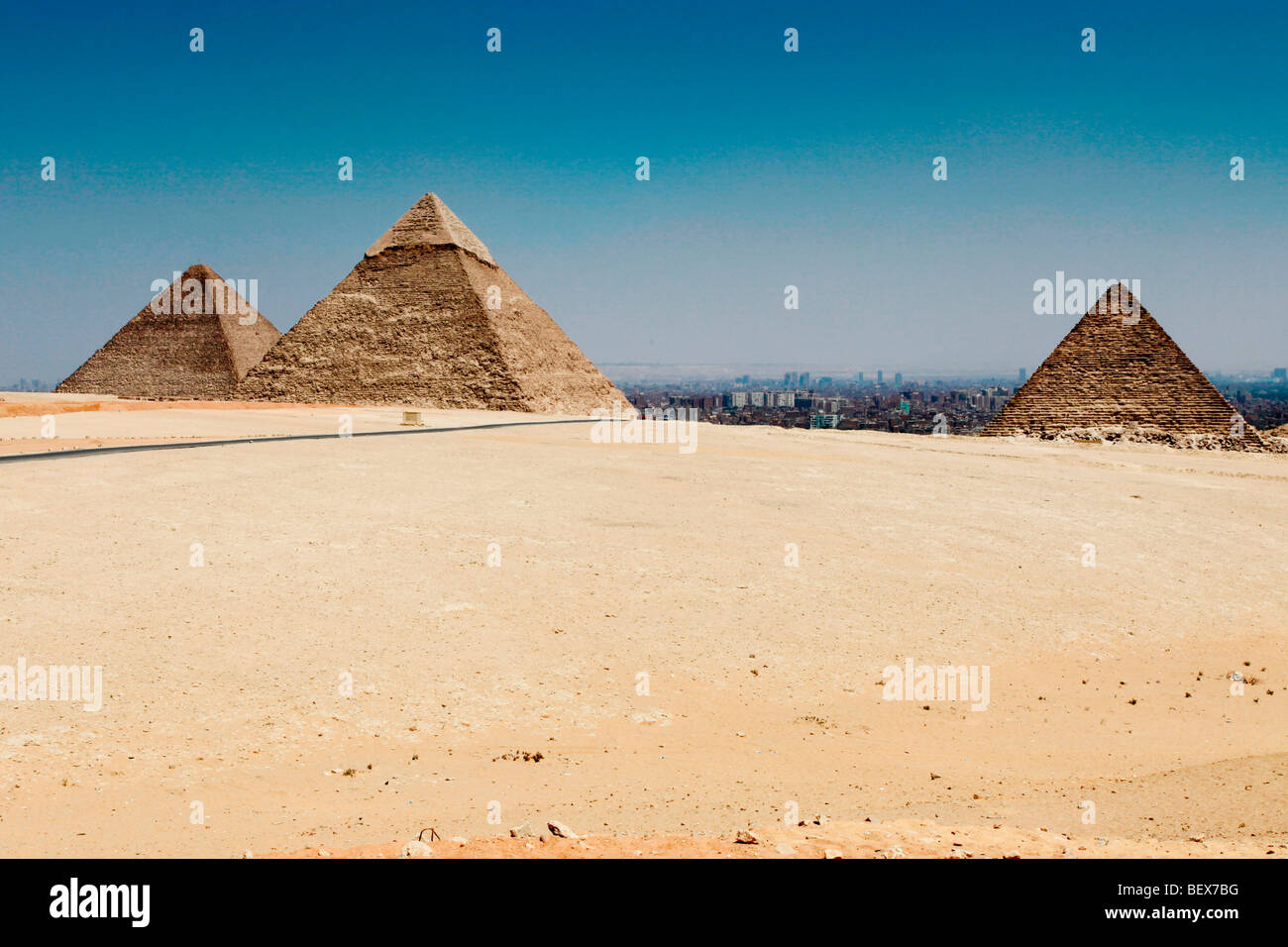 The Pyramids at Giza, near Cairo, Egypt Stock Photo - Alamy