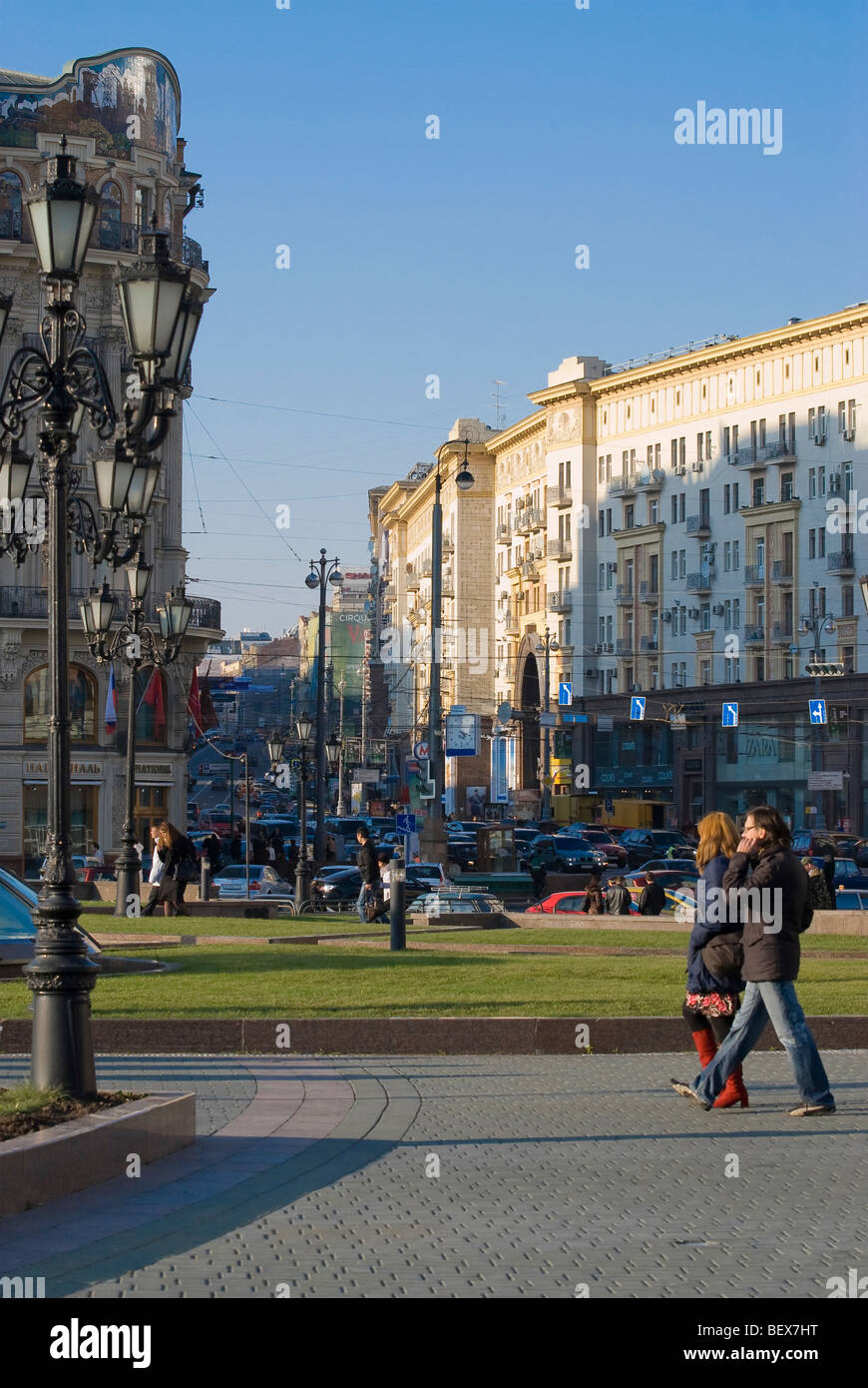 Tverskaya district hi-res stock photography and images - Alamy
