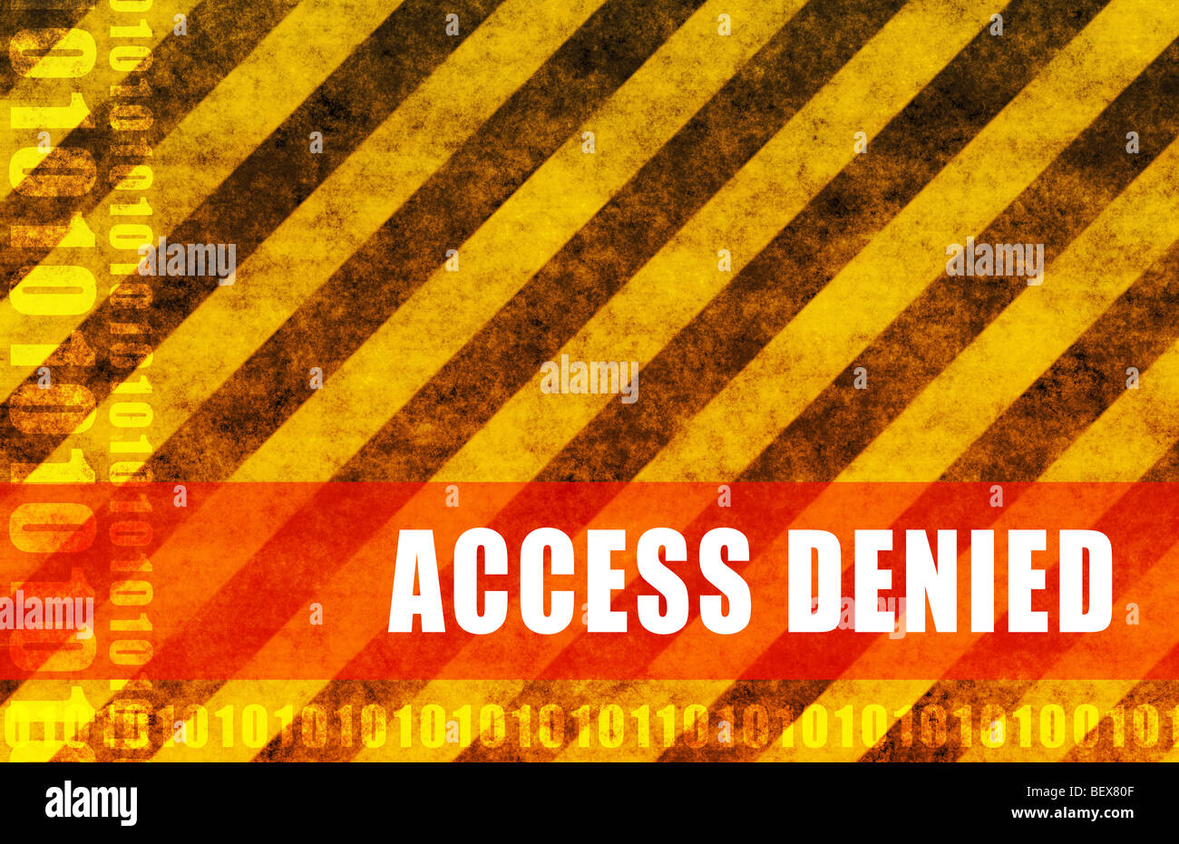 Access Denied No Entry Message as Abstract Stock Photo - Alamy