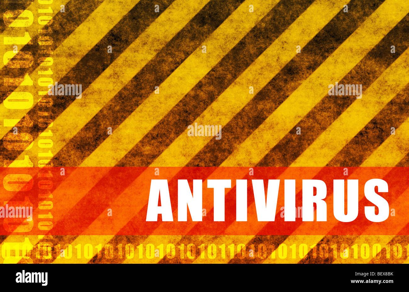 Antivirus Software System as a Message Background Stock Photo - Alamy
