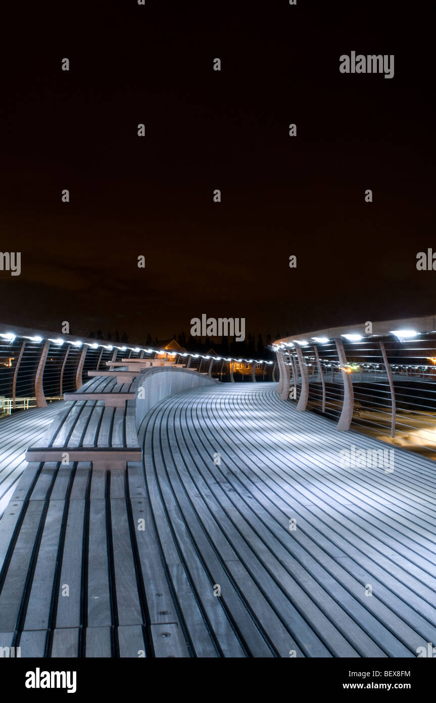 An image of the Castleford footbridge over the river Aire, as seen on ...