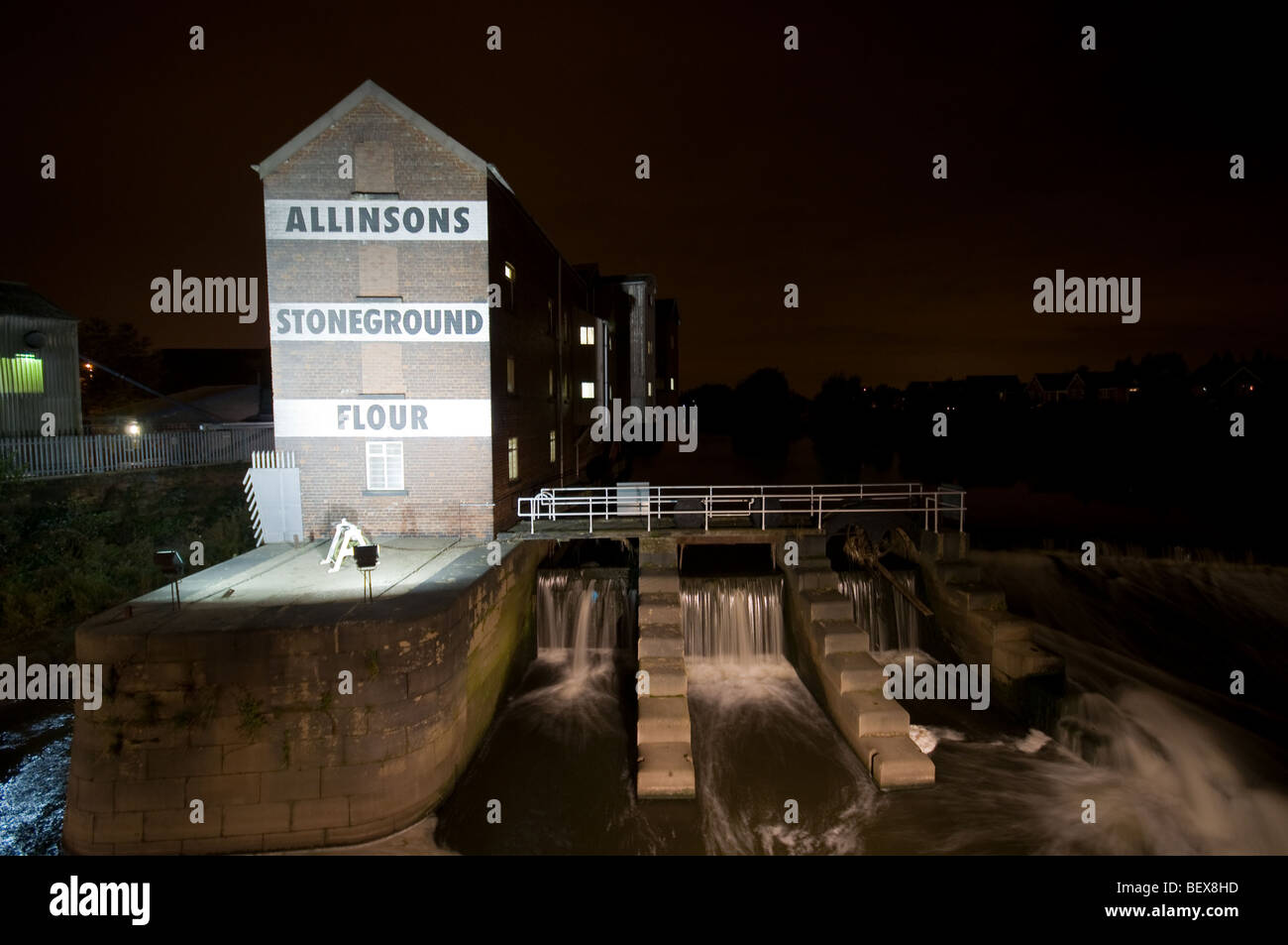 An image of the Castleford footbridge over the river Aire, as seen on ...