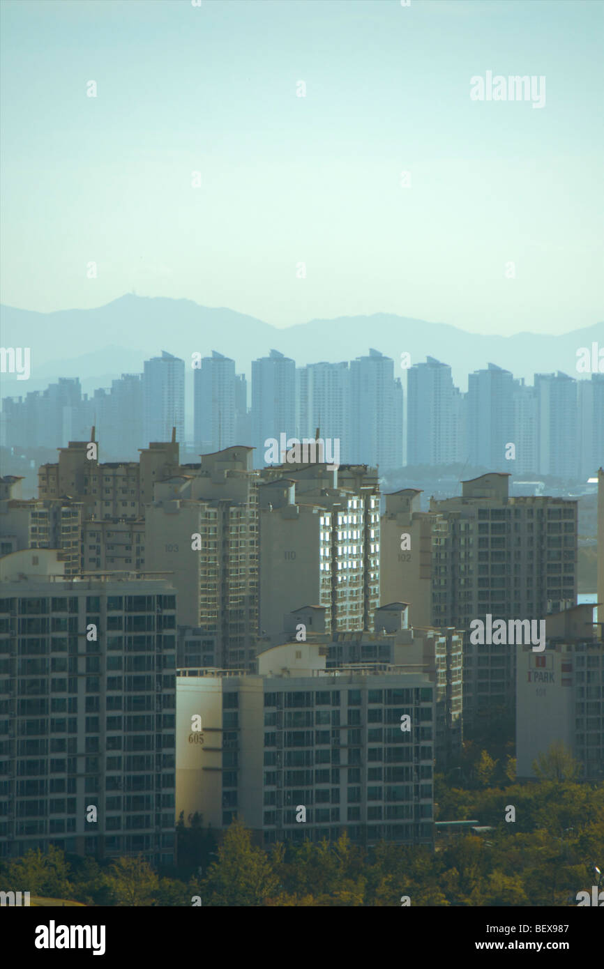 View of hundreds of new condominium units at the new International Free ...