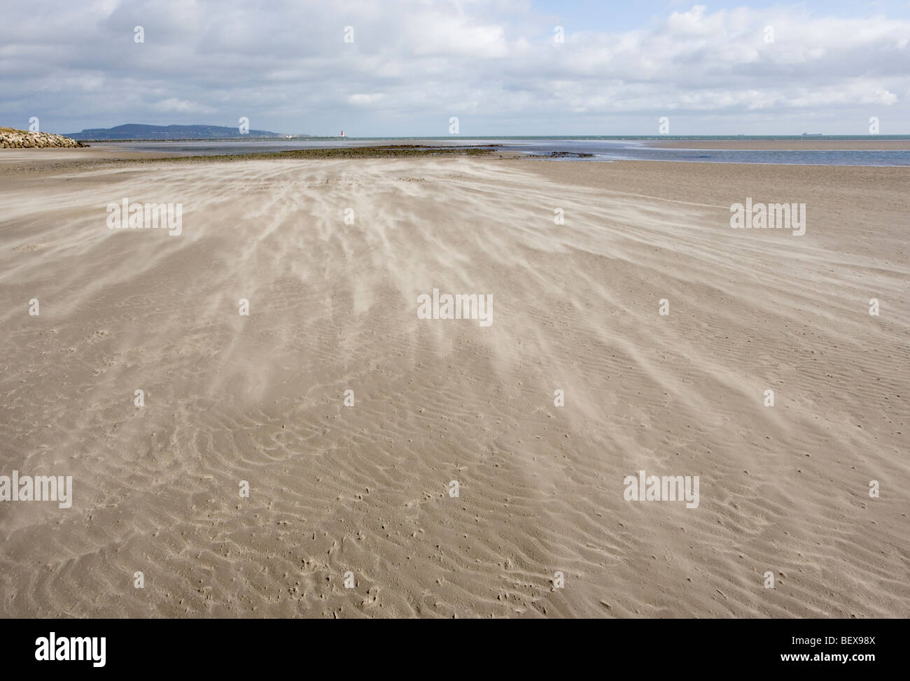 Poolbeg beach, Dublin, Ireland Stock Photo - Alamy