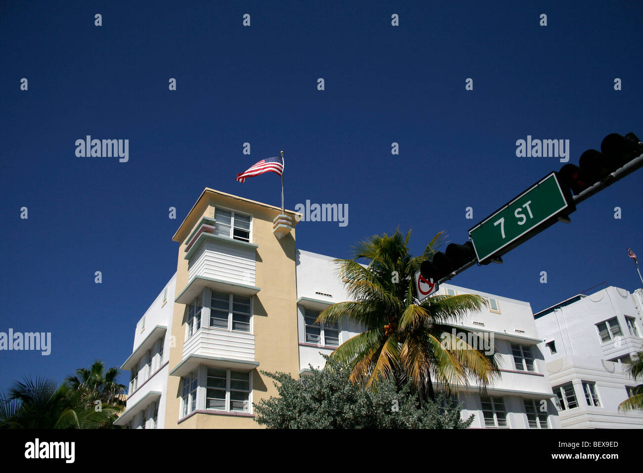 Miami city flag hi-res stock photography and images - Alamy