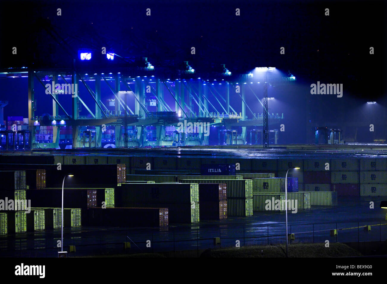 North Sea Terminal Bremerhaven Stock Photo - Alamy