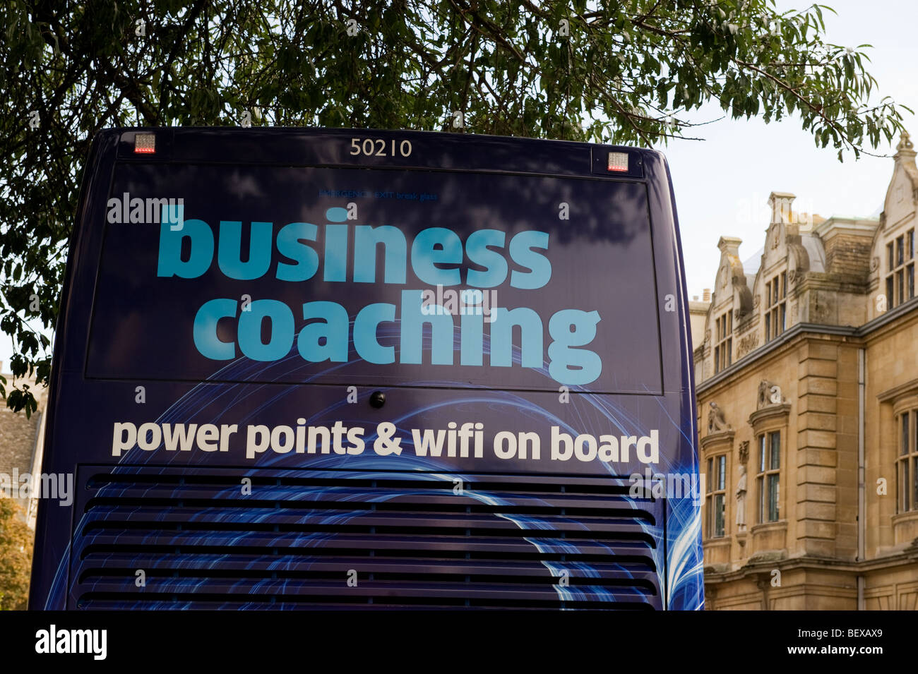 Bus advertising university hi-res stock photography and images - Alamy
