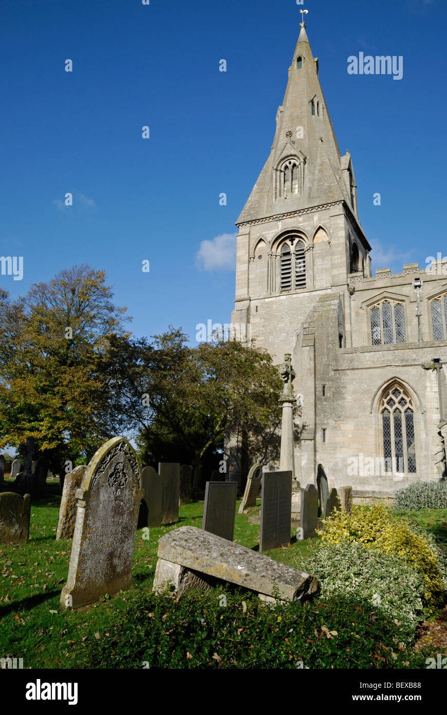 St Peter's church, North Rauceby, Lincolnshire, England Stock Photo - Alamy