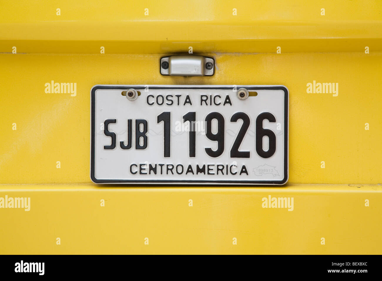 Costa rica number plate hi-res stock photography and images - Alamy