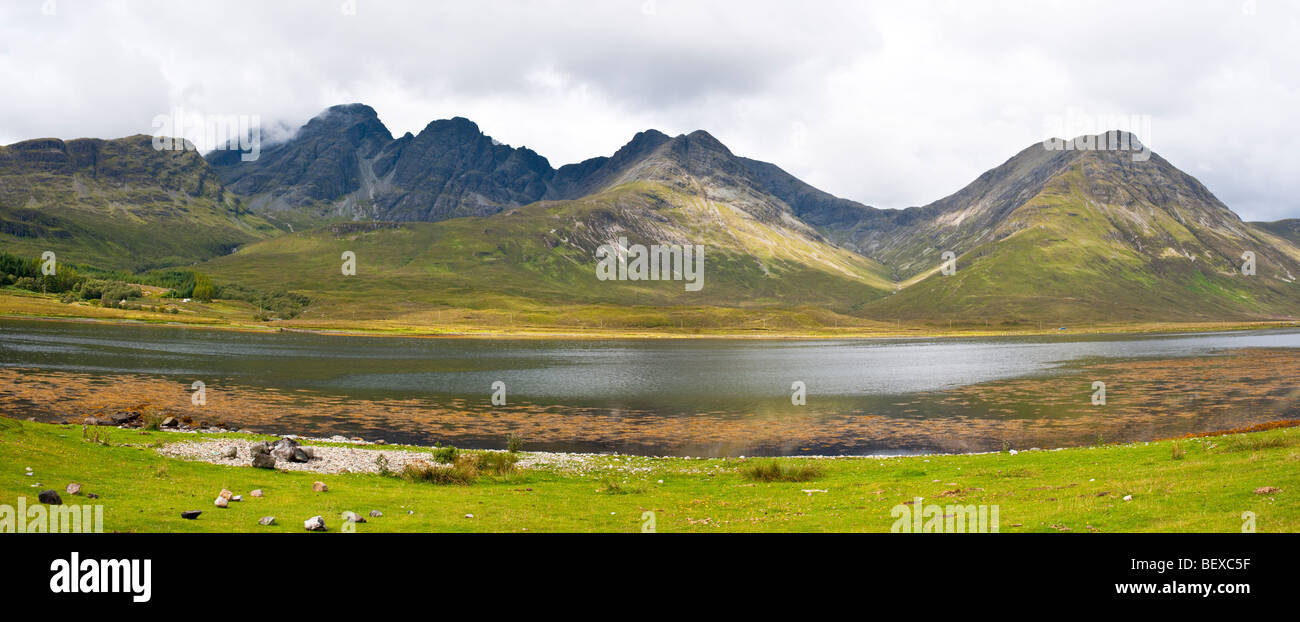 View across Loch Slapin toward Bla Bheinn and Garbh-bheinn on the Isle ...