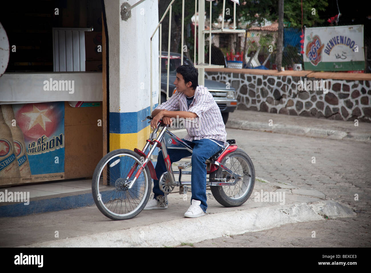 Los Reyes Cajititlan, Jalisco, Mexico Stock Photo - Alamy