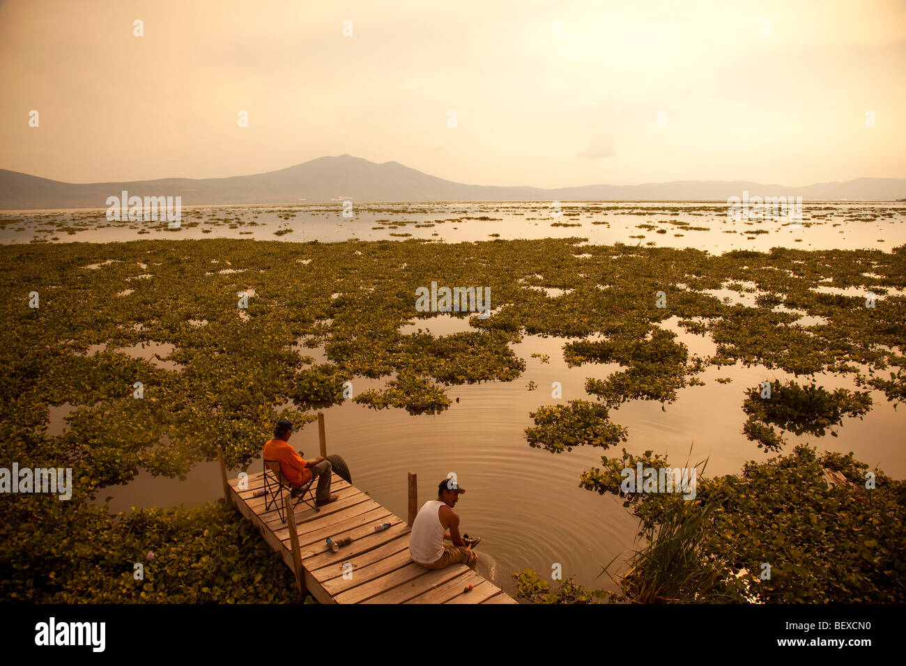 Fishing, Ajijic, Lake Chapala, Jalisco, Mexico Stock Photo - Alamy