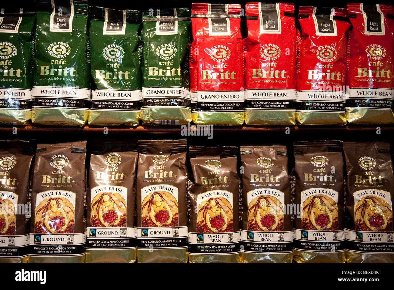 Cafe Britt's Coffee Farm, Shop and Cafe, near Barva de Heredia, San ...