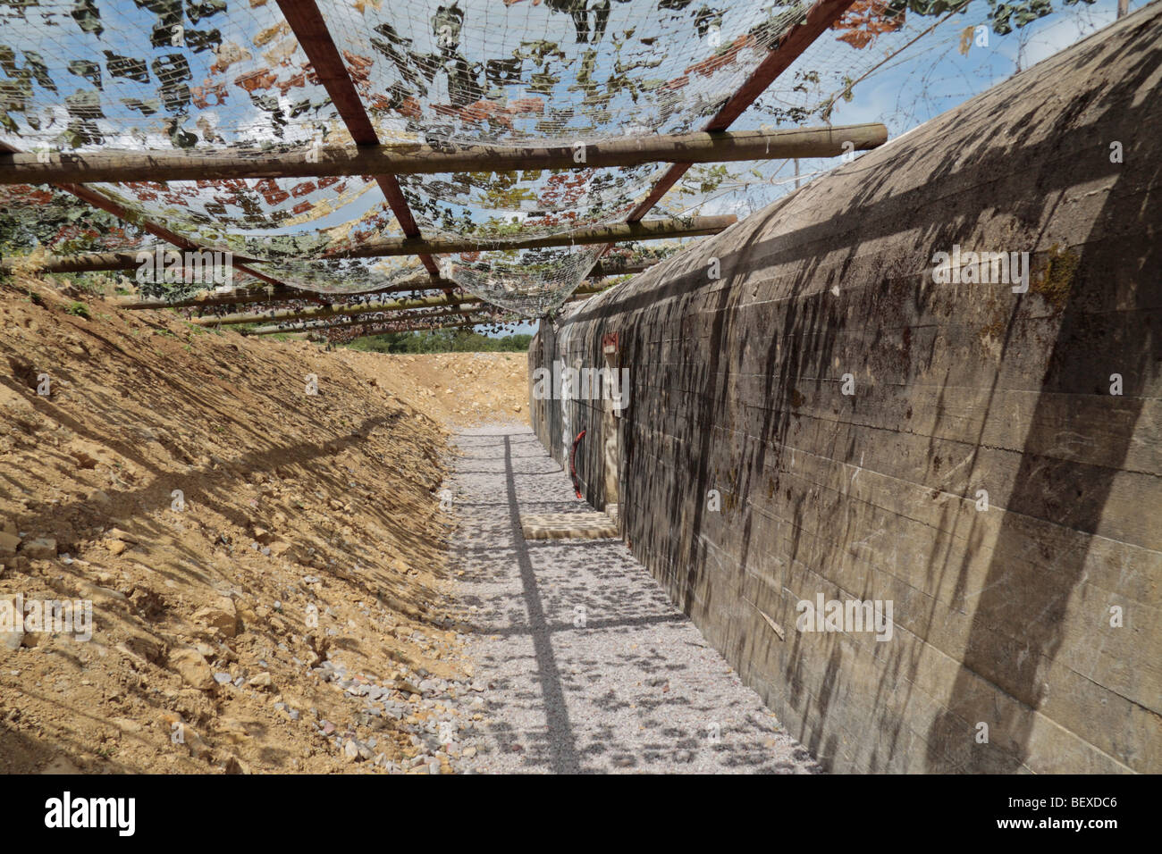 A ammunition store and water storage tank at the World War II German ...