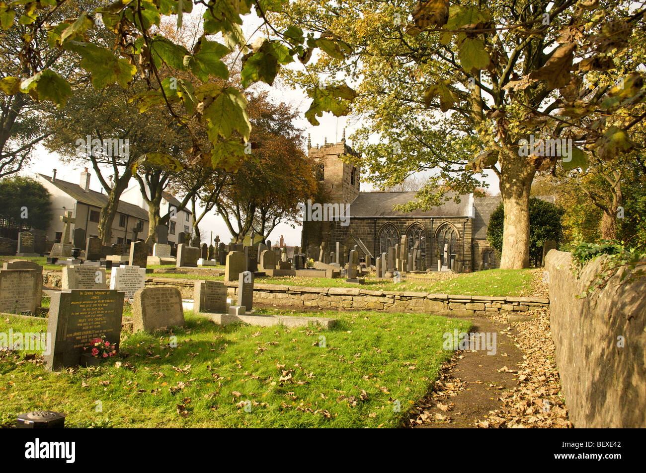 Brindle village Lancashire England Stock Photo - Alamy