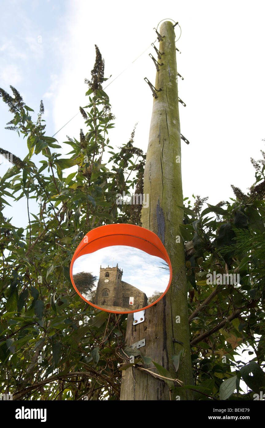 Convex mirror junction hi-res stock photography and images - Alamy