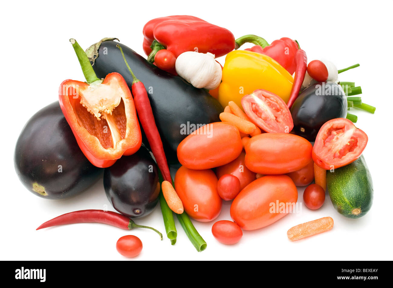 Bright red vegetables Cut Out Stock Images & Pictures - Alamy