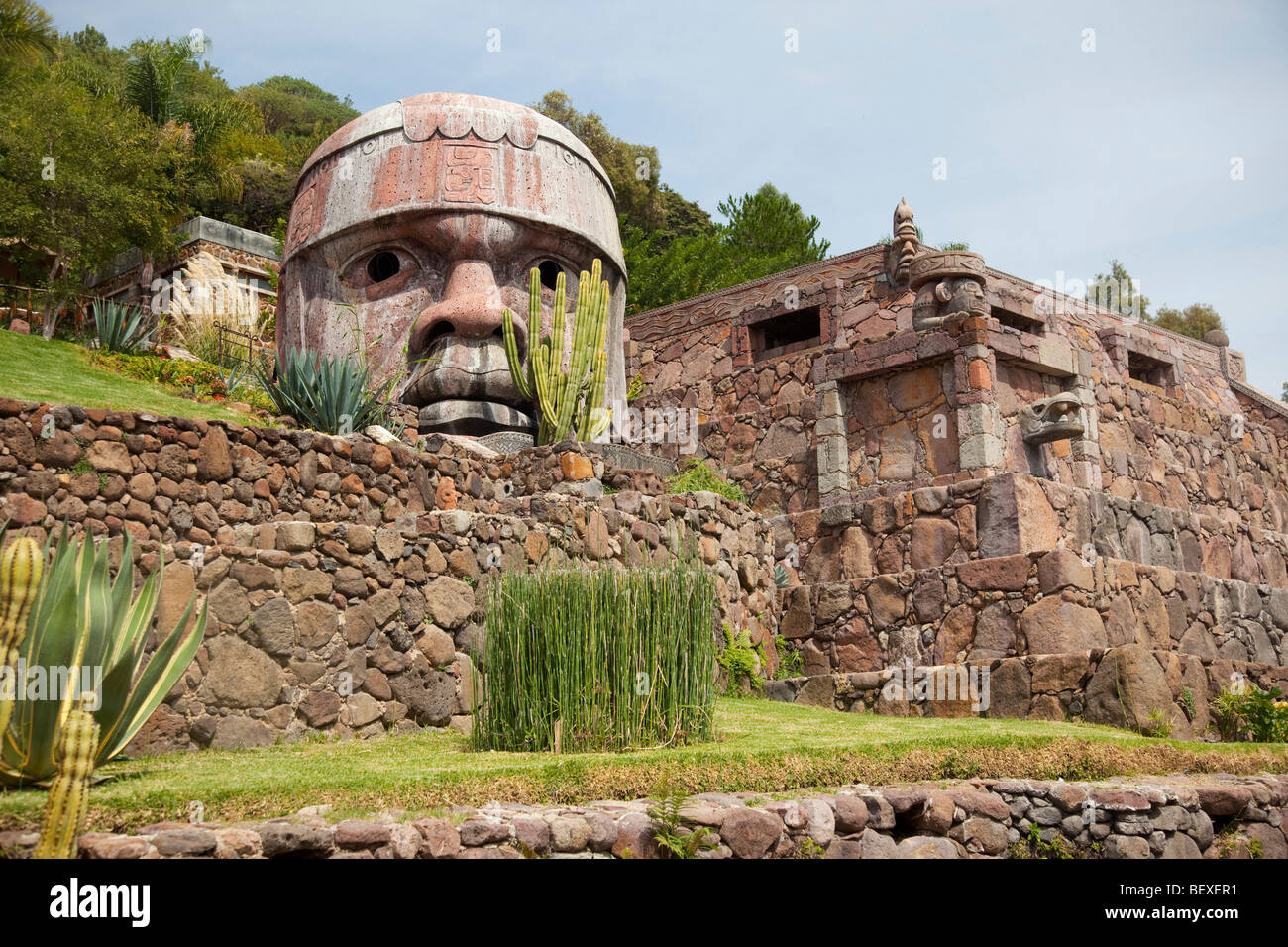 Monte Coxala Spa Ecologico, Ajijic, Lake Chapala, Jalisco, Mexico Stock ...