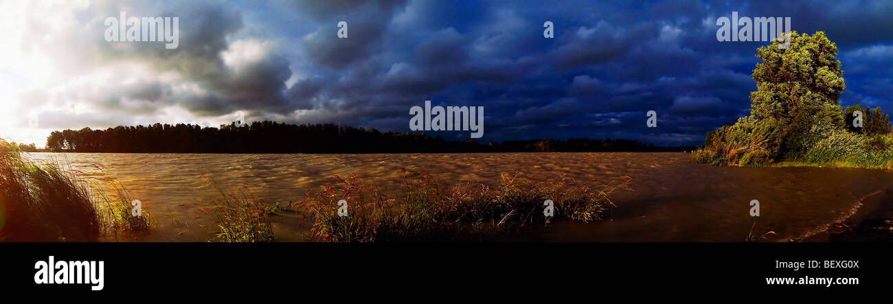 Rain storm river hi-res stock photography and images - Alamy