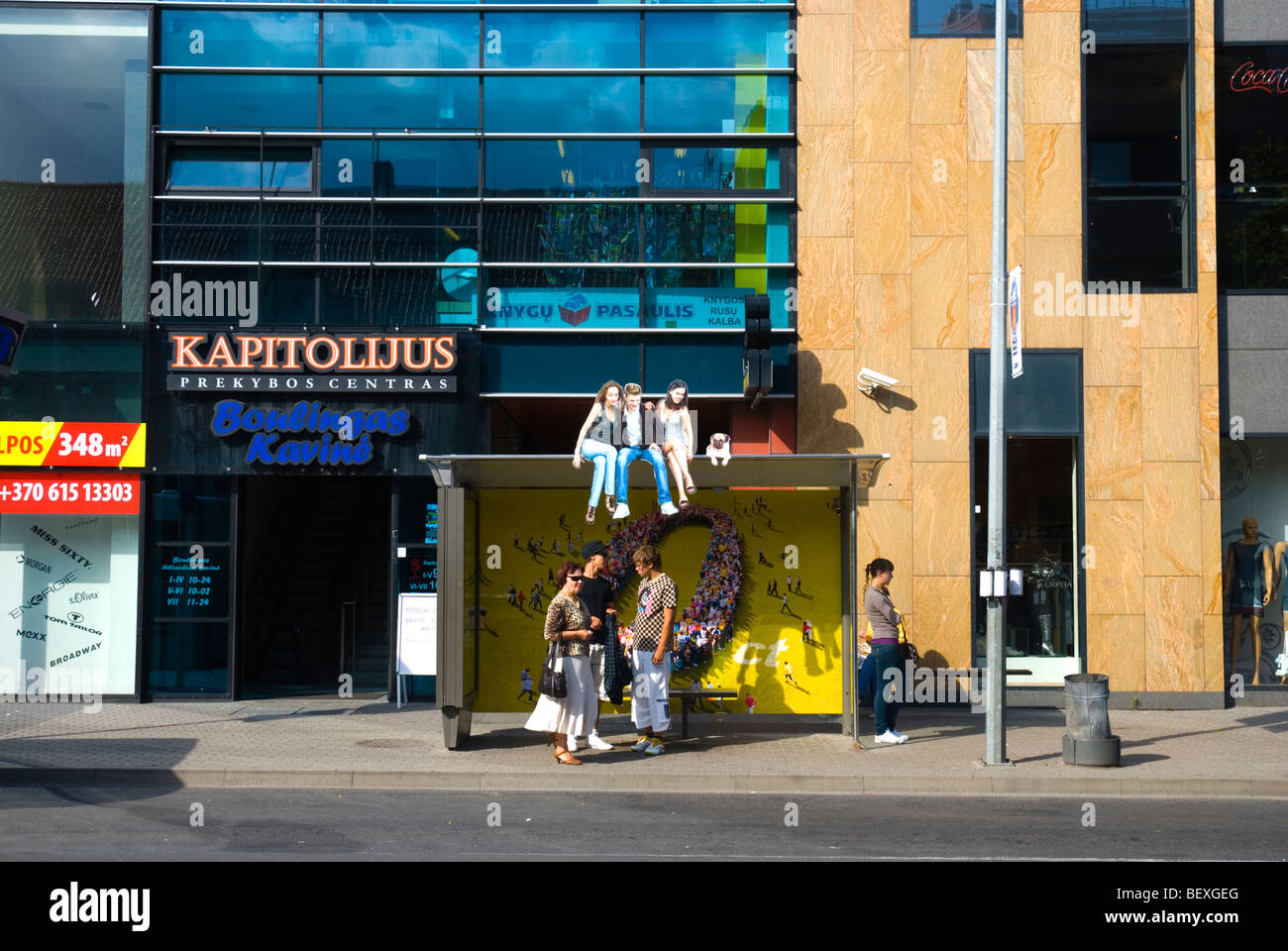 Bus stop in klaipeda lithuania hi-res stock photography and images - Alamy