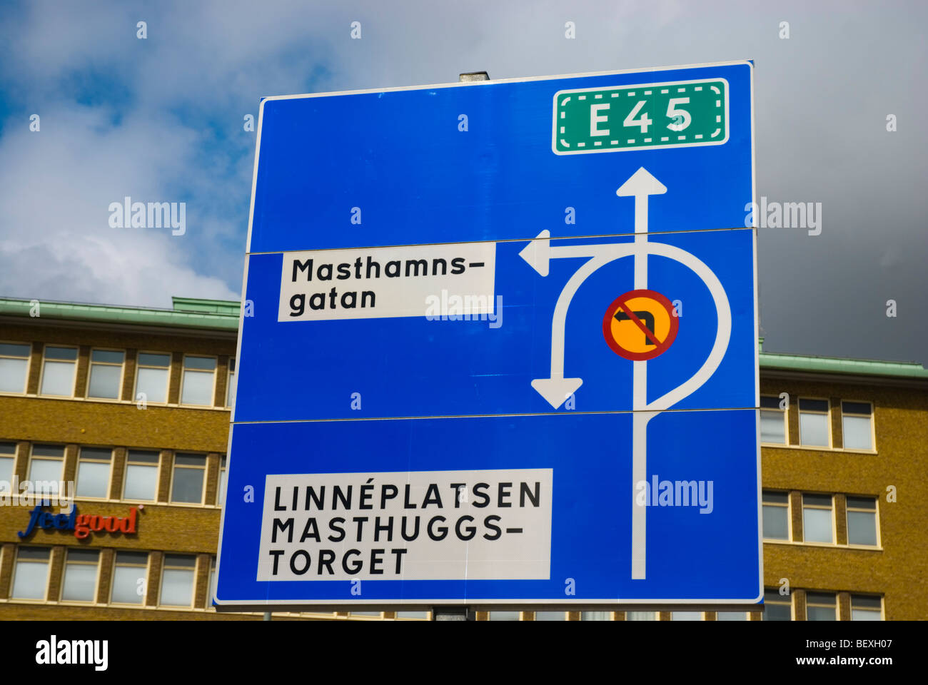 Nordic traffic sign hi-res stock photography and images - Alamy