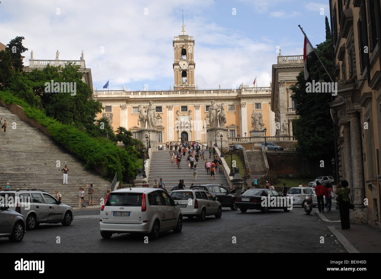 City Hall and steps in Rome, Italy Stock Photo - Alamy