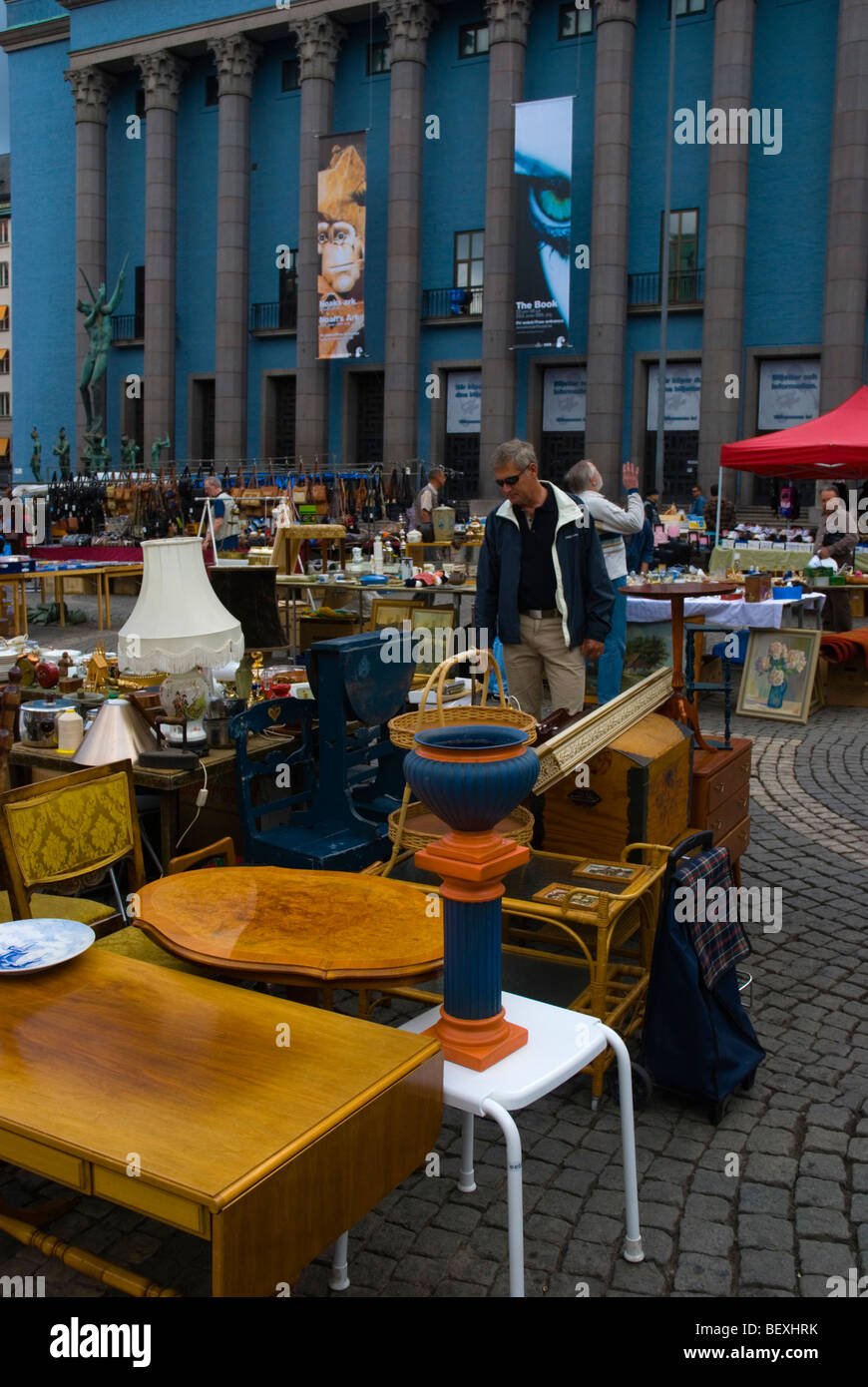 Hötorget flea market stockholm hi-res stock photography and images - Alamy