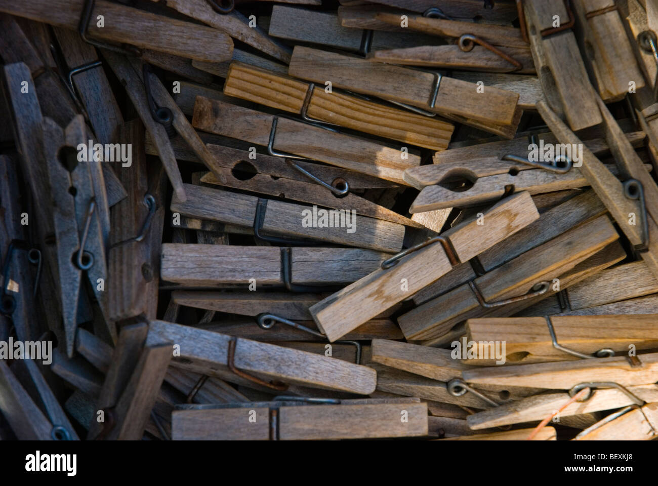 Clothes peg basket hi-res stock photography and images - Alamy