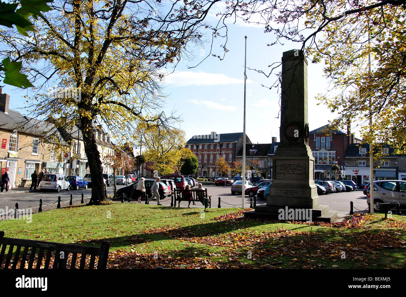 Market Square, Olney, Buckinghamshire, England, United Kingdom Stock ...