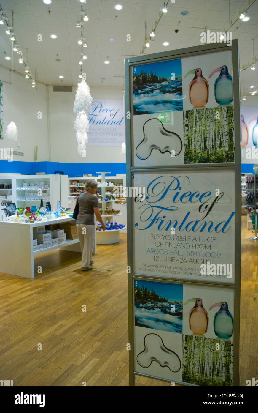 Department selling Finnish products Stockmann department store in ...