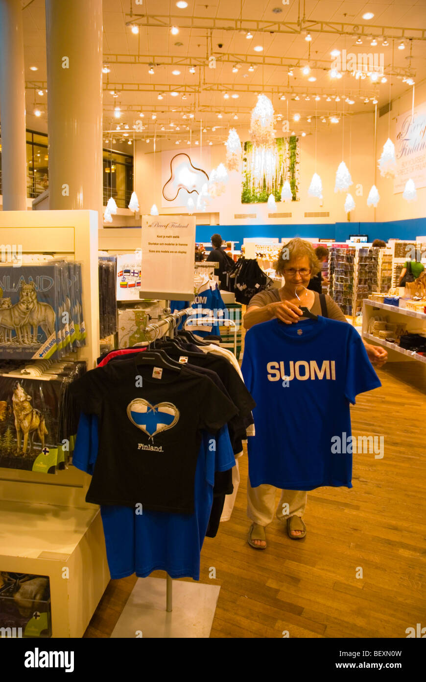 Department selling Finnish products Stockmann department store in ...