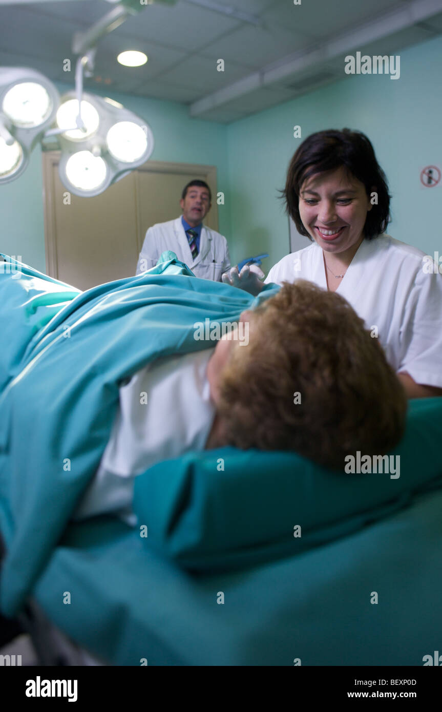 Cancer treatment using radiotherapy Stock Photo - Alamy
