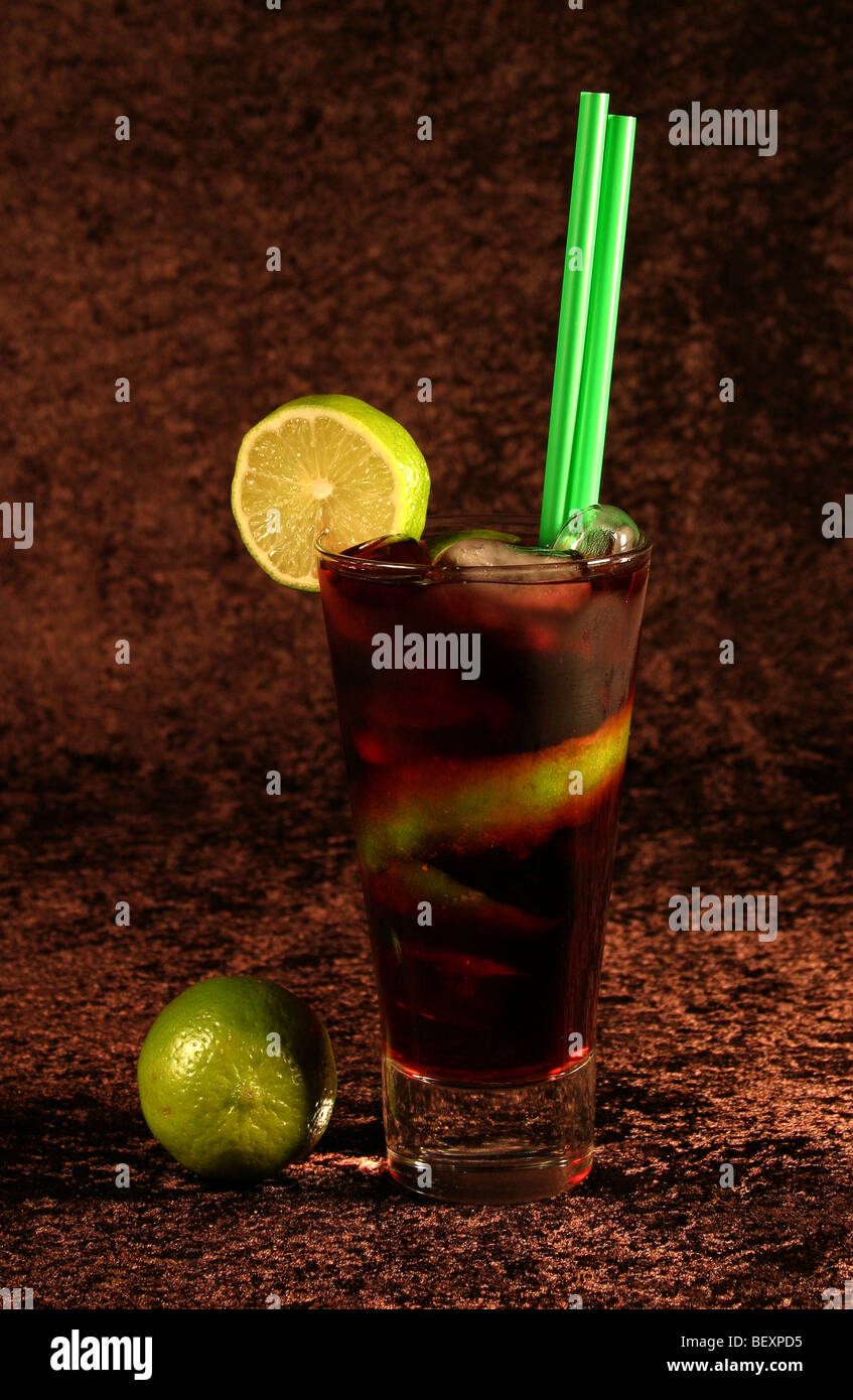 Red Moon Cocktail Stock Photo - Alamy