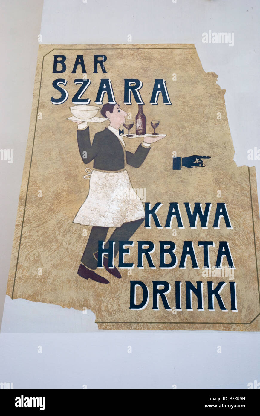 Krakow restaurant sign hi-res stock photography and images - Alamy