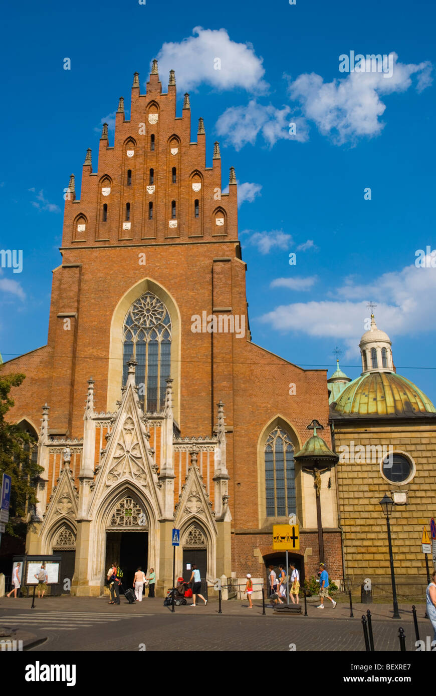 Dominican church exterior Krakow Poland Europe Stock Photo - Alamy