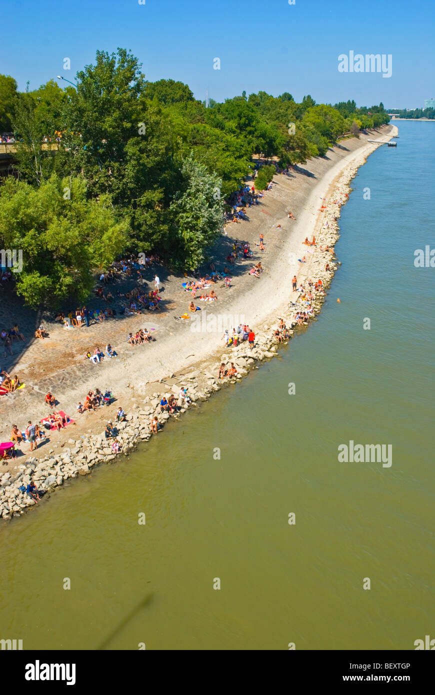 Urban beach budapest hi-res stock photography and images - Alamy