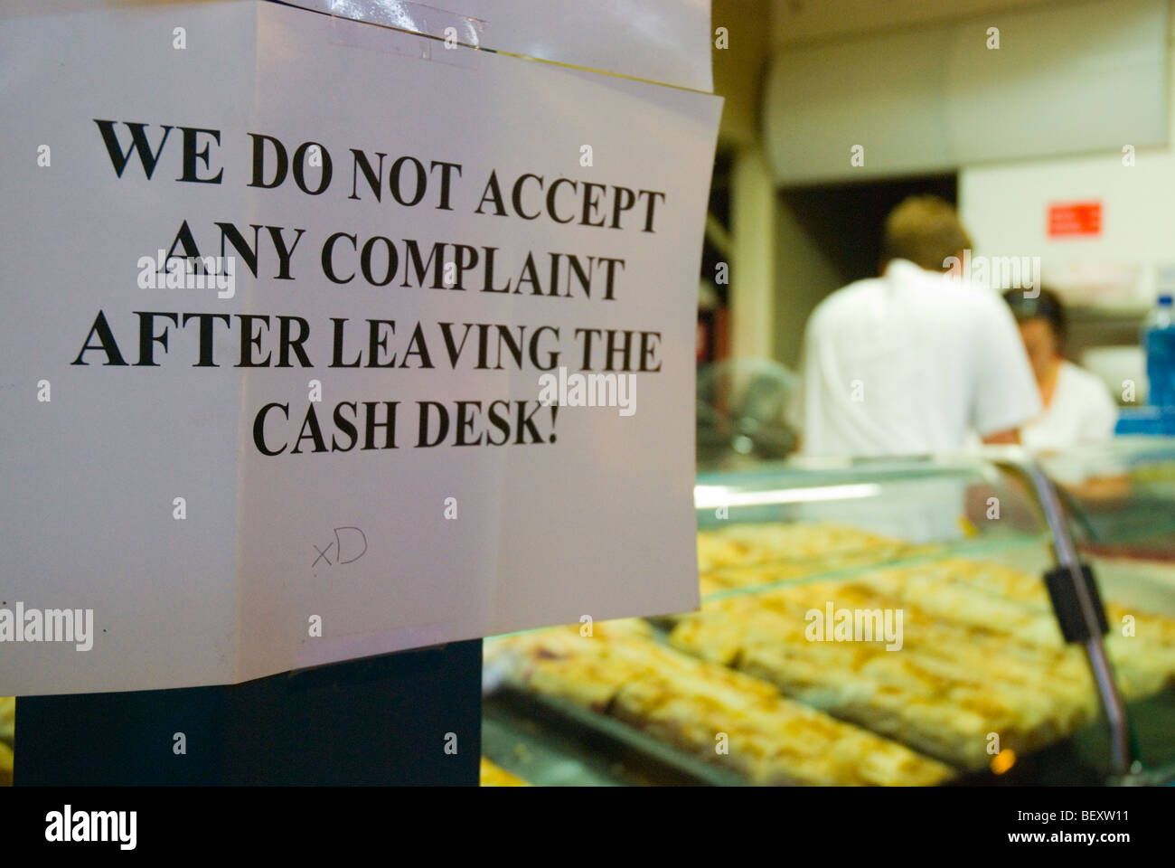 No refund sign hi-res stock photography and images - Alamy