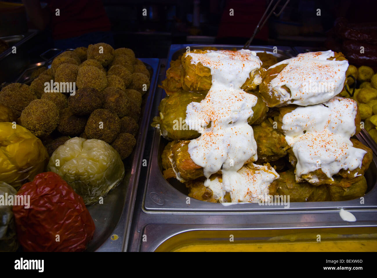 Cabbage rolls and other traditional Hungarian foods at Great Market ...