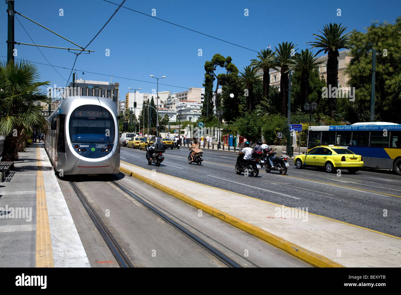 Vasilissis Amalias Avenue Athens Greece Stock Photo - Alamy